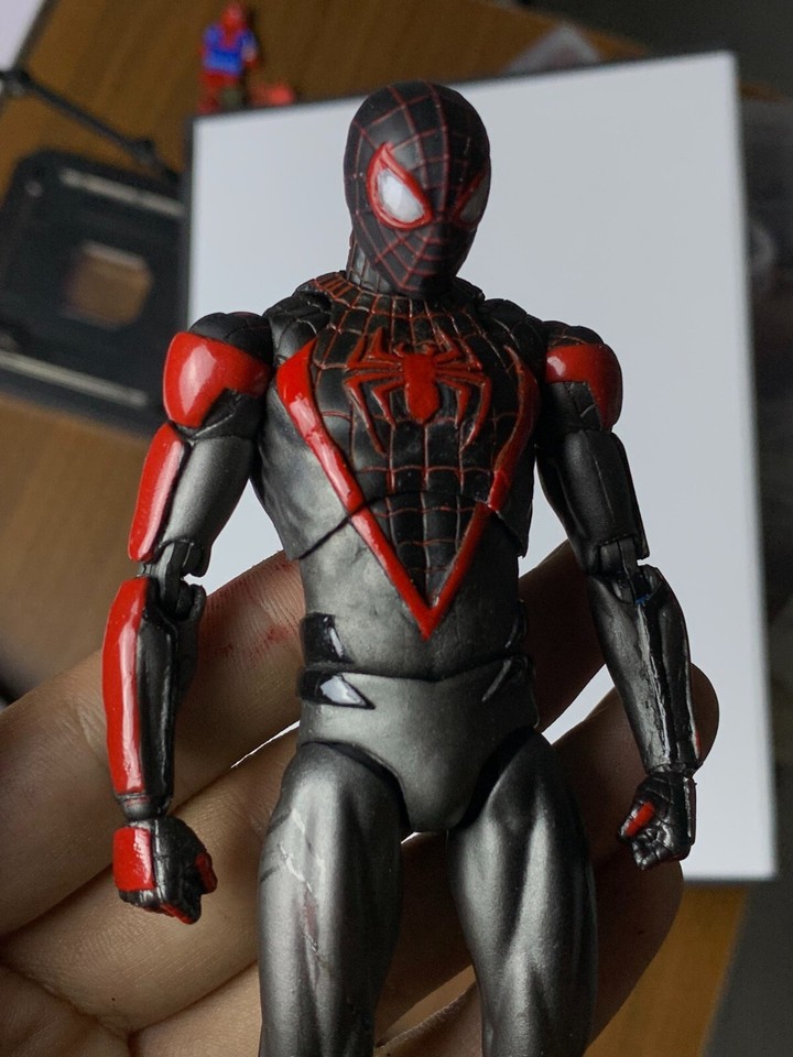 custom shf mafex spiderman figure need 40days | eBay