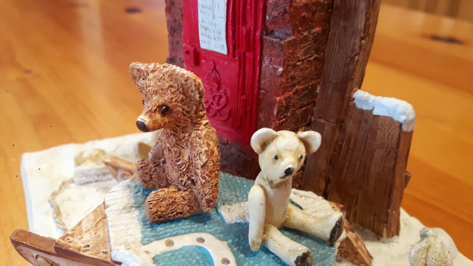 Colourbox Miniatures 4 Teddy Bear (Peter Fagan's) "LETTER TO SANTA ...