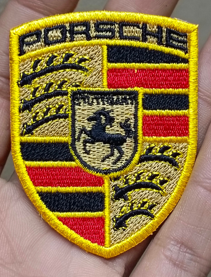 Pack of 5 Porsche Logo Iron on Patch - Sew Patch - Embroidered Patch | eBay