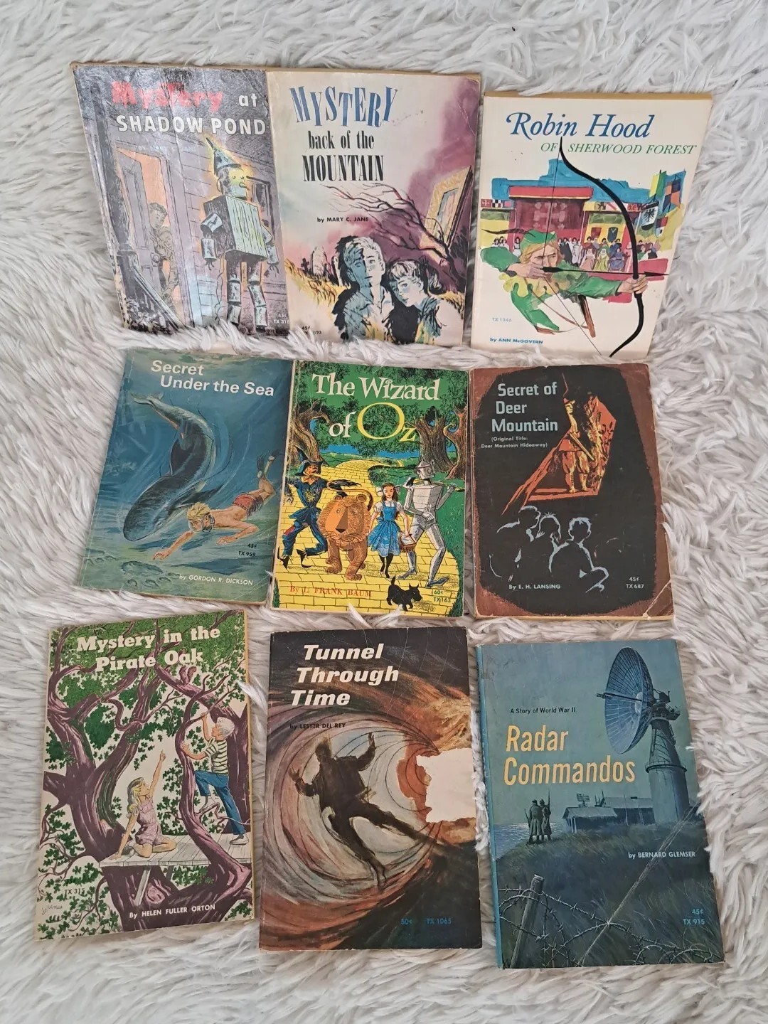 Lot of 9 Vintage SBS Scholastic Book Services Paperback Books 1960s and ...