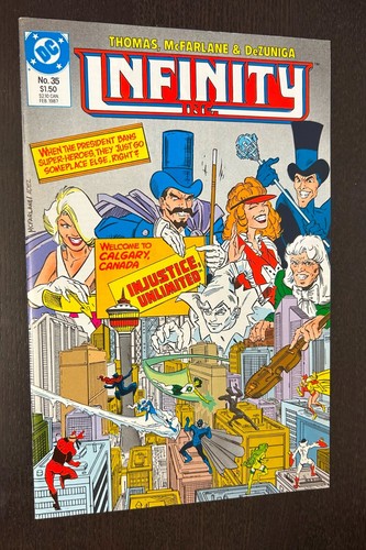 INFINITY INC #35 (DC Comics 1987) -- Early Todd McFarlane -- NM- | eBay