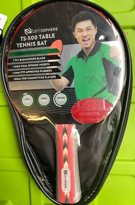 Brand New Terrasphere TS-500 Table Tennis Bat - Case Included | eBay ...