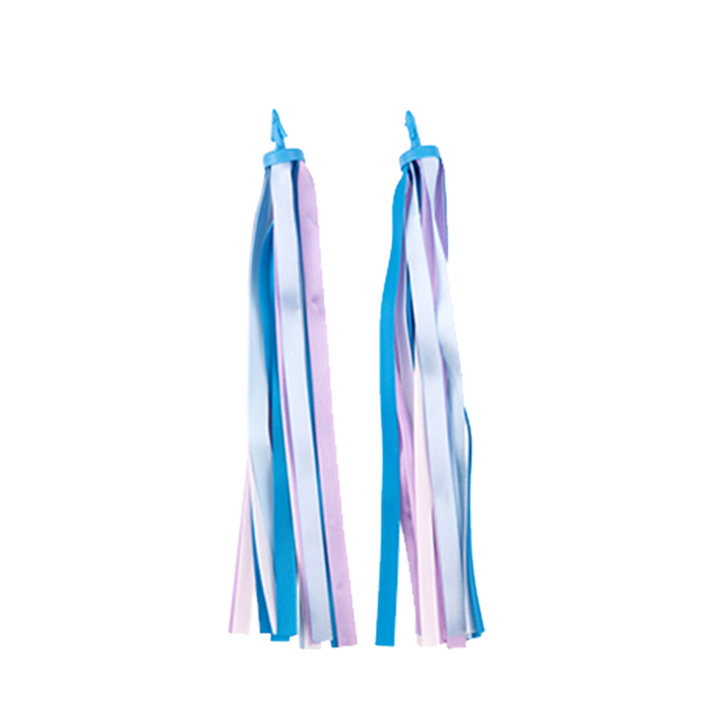 2x Kids Scooter Bike Decor Ribbon Bicycle Handlebar Tassel Streamers ...