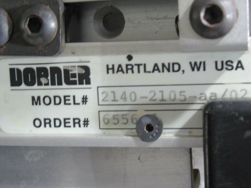 Dorner Model 2140-2105-AA/02 Cleated Incline Conveyor with 8ft³ Hopper ...