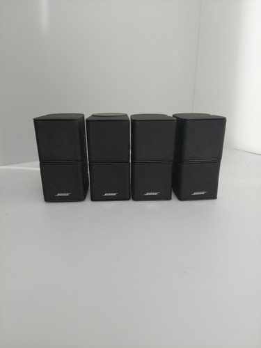 Set of 4 Bose Lifestyle Jewel Mini Double Cube Speakers Acoustimass ...