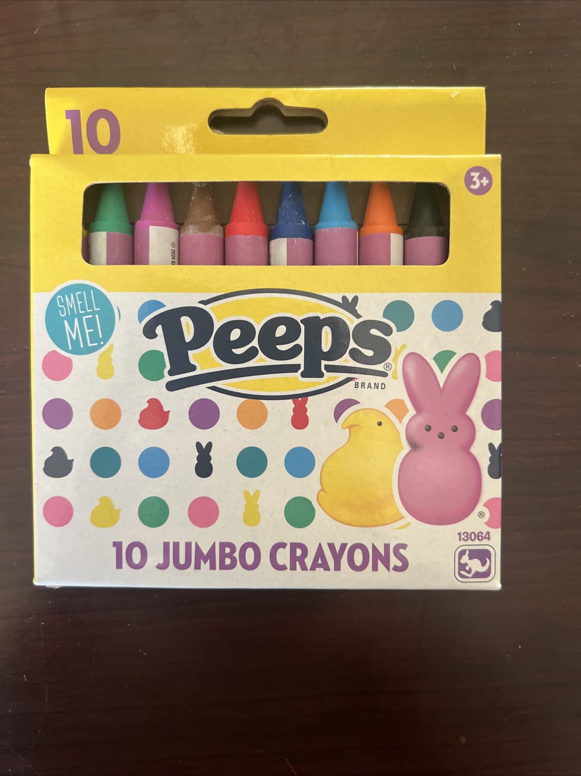 PEEPS Marshmallow Scented Jumbo Crayons Pack of 10 New HTF | eBay