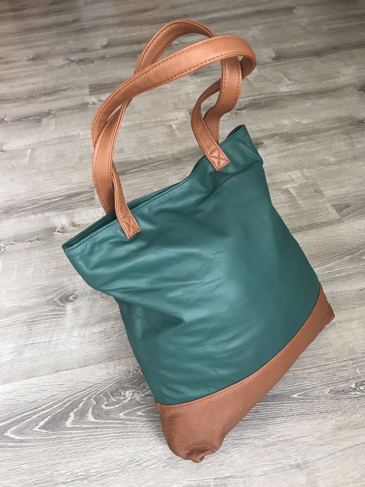 Women Leather Tote Purse, Multicolored Shoulder Handbag Yosy | eBay