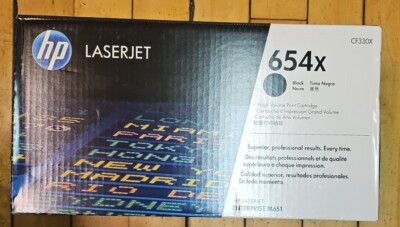 HP CF330X Original 654X High Volume Black Toner Cartridge | eBay