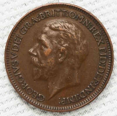 United Kingdom 1/4 Penny ( Farting), 1928 Coin | eBay