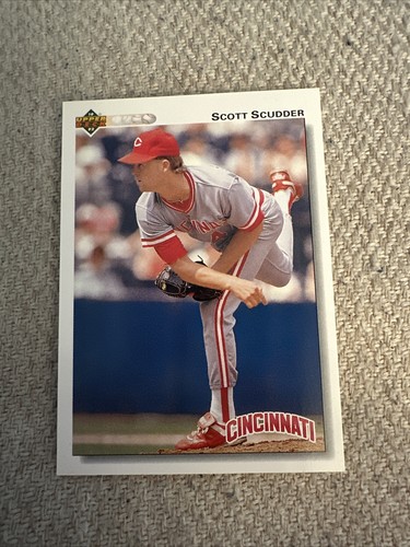 #485 Scott Scudder - Cincinnati Reds - 1992 Upper Deck Baseball | eBay