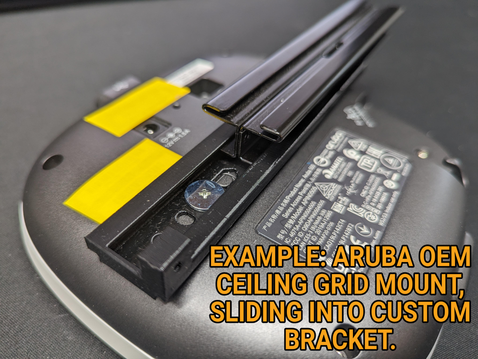 Aruba AP-515 AP-505 AP Mounting Bracket and Screws, OEM brackets can ...