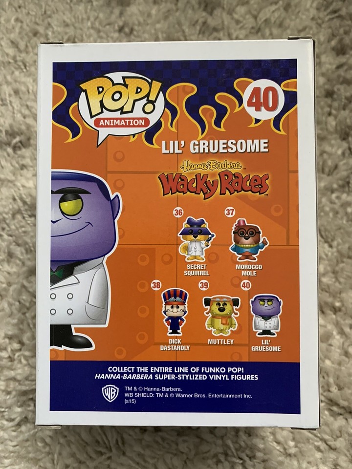 FUNKO POP!ANIMATION SDCC2015 HANNA-BARBARA WACKY RACES LIL'GRUESOME# 40 ...