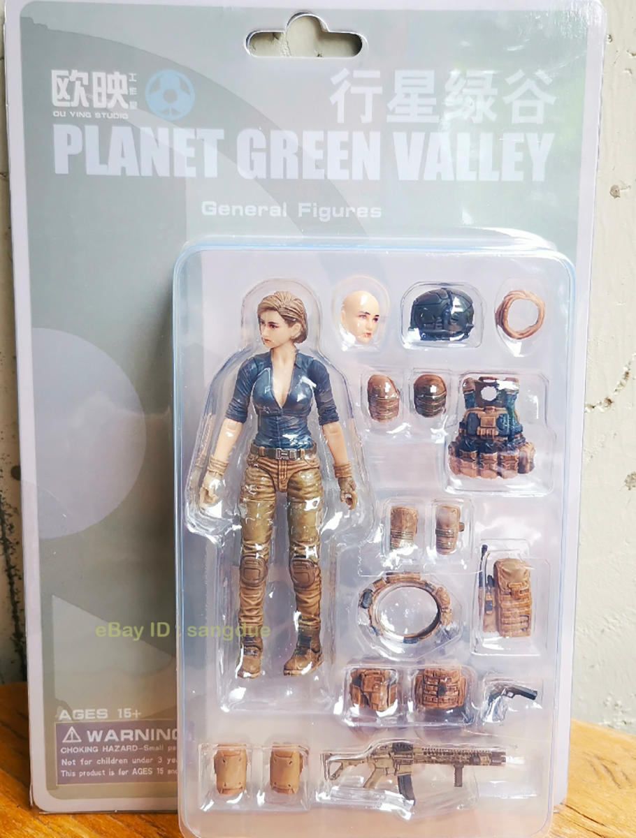 OU YING PLANET GREEN VALLEY 1/18 Female Solider GK Action Figure | eBay