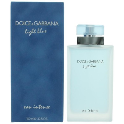 Light Blue Eau Intense by Dolce & Gabbana, 3.3 oz Eau De Parfum Spray ...
