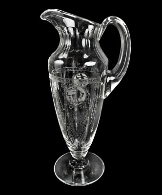 Heisey Pied Piper Glass Tankard 13" Pitcher ~ Beautiful! | eBay