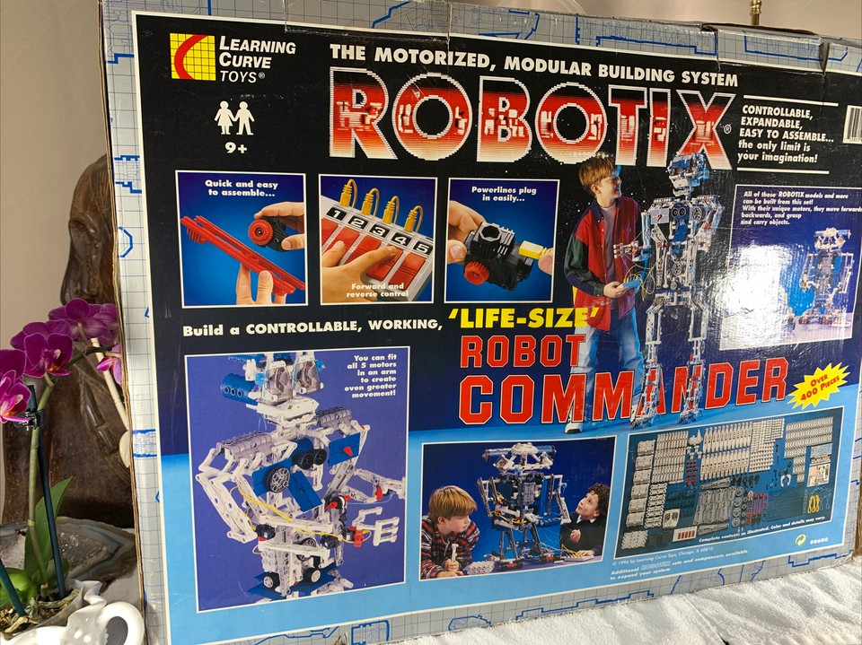 Vintage 1996 BRAND NEW Robotix Robot Commander Life Size Motorized Kit ...