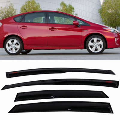 Fits 10-15 Toyota Prius Window Visor 3D Mugen Style Smoke Rain Guard ...