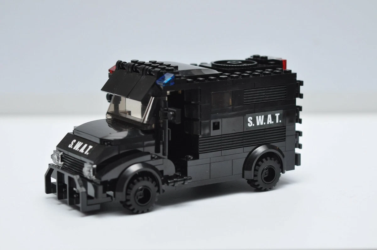 Police SWAT Armored Truck Made With Real LEGO® Bricks, 43% OFF
