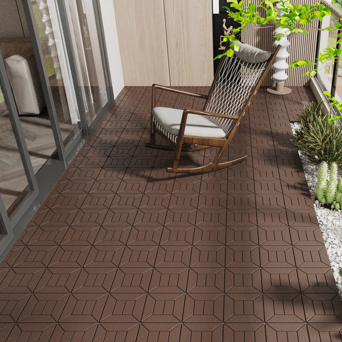 Outdoor Patio Tiles Snap Together Amazon.com: 1 Sq Ft Single