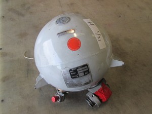 Used Halon Fire Extinguisher Sphere for Aircraft Turbine, 9" Dia, NO ...