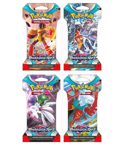 Paradox Rift Sleeved Booster Pack Sword & Shield Pokemon Cards TCG New ...