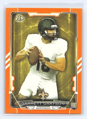 2015 Bowman #57 Garrett Grayson Rookies Orange MT/NRMT | eBay
