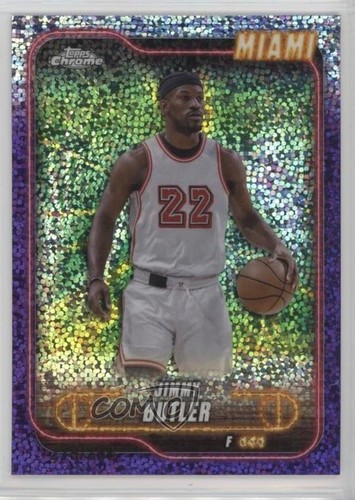 2024-25 Topps Chrome Purple Speckle Refractor 218/299 Jimmy Butler #16 ...