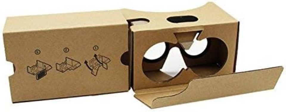 Google Cardboard VR Headset - Immersive 3D Experience for 4-6 Inch ...