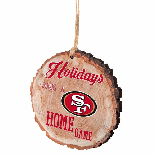 San Francisco 49ers Christmas Tree Ornament Stump New - Holidays are a ...
