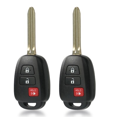 2 For 2013 2014 2015 2016 2017 2018 Toyota RAV4 Remote Car Keyless ...