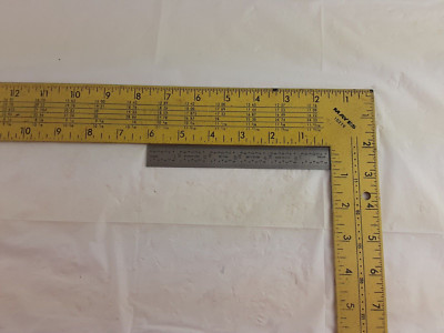 Products Engineering Corp PEC 6" Ruler 7506 Machinist Stainless Steel ...