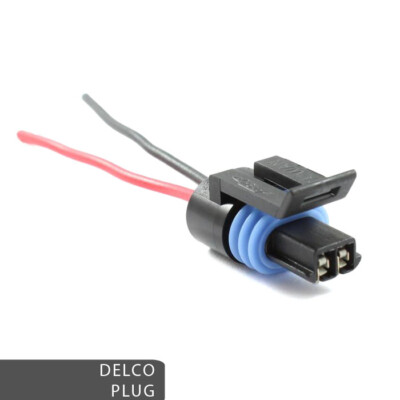 Delco / Daewoo Alternator Loom Repair Plug - 2 Pin Plug Pre-wired ...