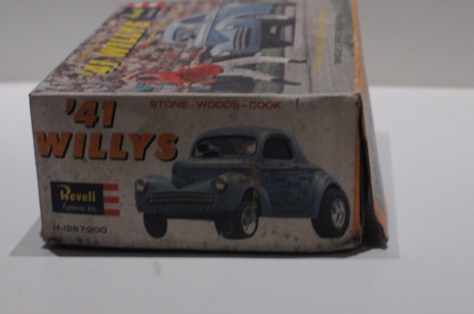 REVELL 1941 WILLYS GASSER SCALE 1:25 MODEL KIT VINTAGE H-1287 | eBay