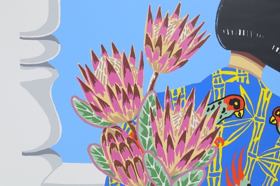 Greg Irvine (Australian) Signed Original Lithograph Still Life Flower ...