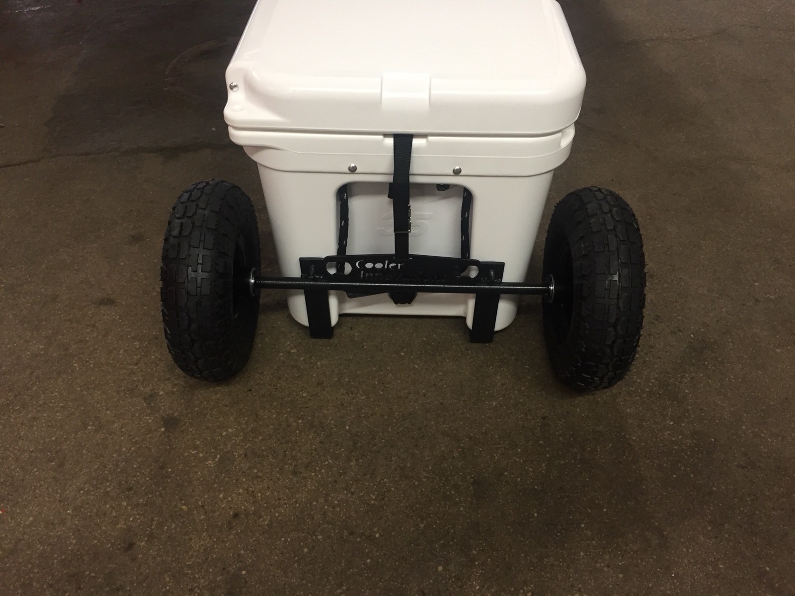 Yeti Cooler 35 Wheel Tire Axle Kit "THE HANDLE" Accessory Included-NO ...