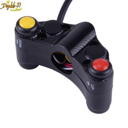 Universal Motorcycle Race Bike Handlebar Switches Assembly 7 Buttons ...