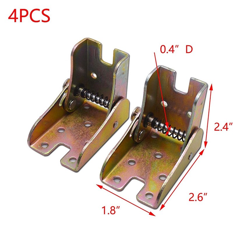 4Pcs Legs Bed Support Brackets Foldable Furniture Leg Feet1987 | eBay