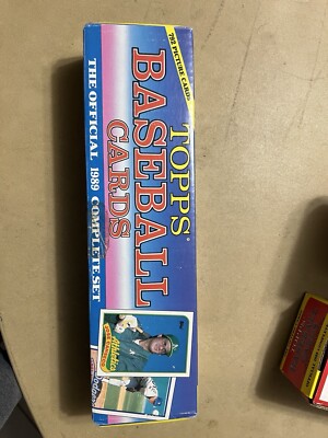 1989 Sealed Topps Baseball Cards Complete Set of 792 Cards. | eBay