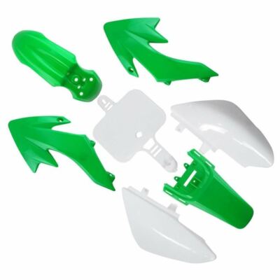 Green White Plastic Fairing For BMS Pro 110 Dirt Pit Bikes 110cc | eBay