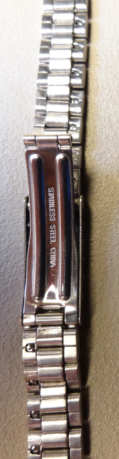 New Silver Tone Stainless Steel Adjustable Clasp 11mm 12mm 13mm 14mm ...