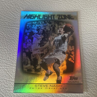 2003-04 Topps Highlight Zone STEVE NASH Insert Basketball Card # HZ-16 ...