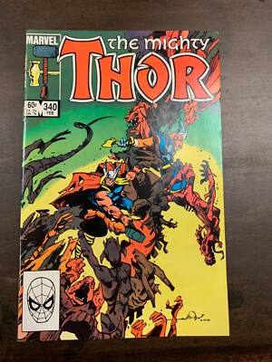 The MIGHTY THOR # 340 VF- Marvel Comics (1983) BETA RAY BILL | eBay