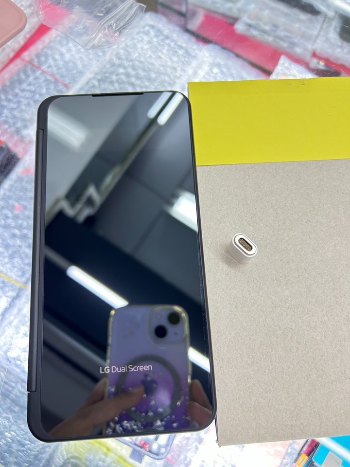 For LG V60 ThinQ 5G LM-V600 Dual LCD Display Screen Digitizer+Charging ...