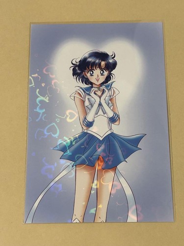 Sailor Moon Desk Calendar Hologram Postcard Mercury | eBay