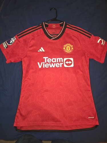 adidas Manchester United Garnacho #17 Red Premier League Soccer Jersey ...