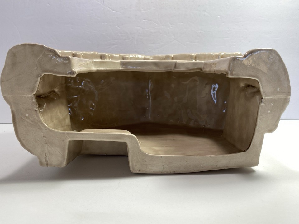 Empty Manger - Stable Only for Nativity Scene -Glazed Ceramic Manger | eBay
