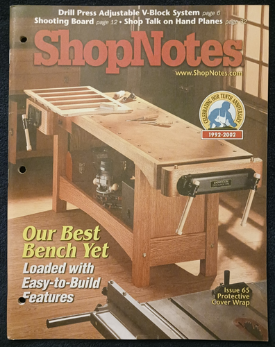ShopNotes Magazine - Vol.11 Issue 65 - Our Best Bench Yet - Adjustable ...