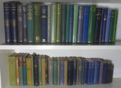 Collection job lot of 52 vintage hardback books, look good on your ...