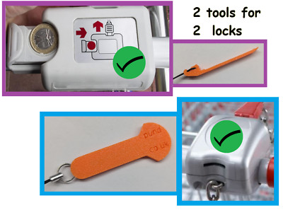 "Fobbed Off" Shopping Trolley Tools - 2 pairs | eBay UK