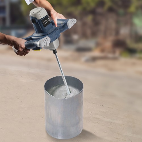 1050W Drywall Mortar Mixer Cement Render Paint Tile Concrete Plaster ...